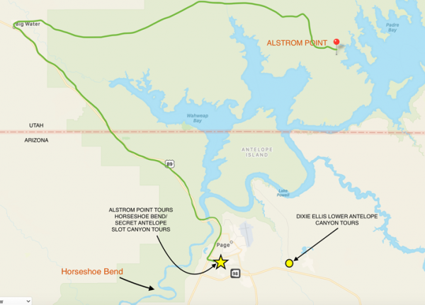 Alstrom Point Tour (Page) | Horseshoe Bend Glen Canyon National Recreation